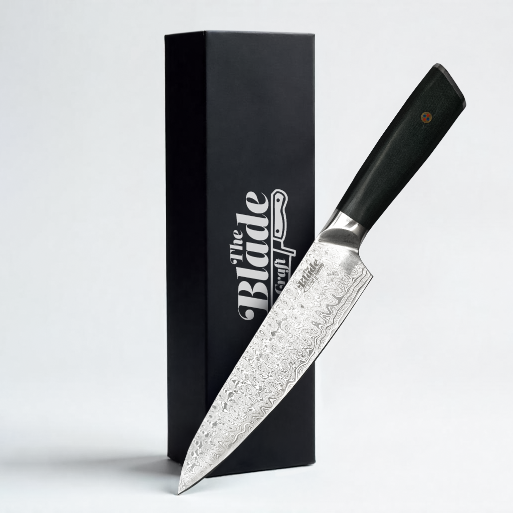 Damascus Chef Knife – The Blade Craft